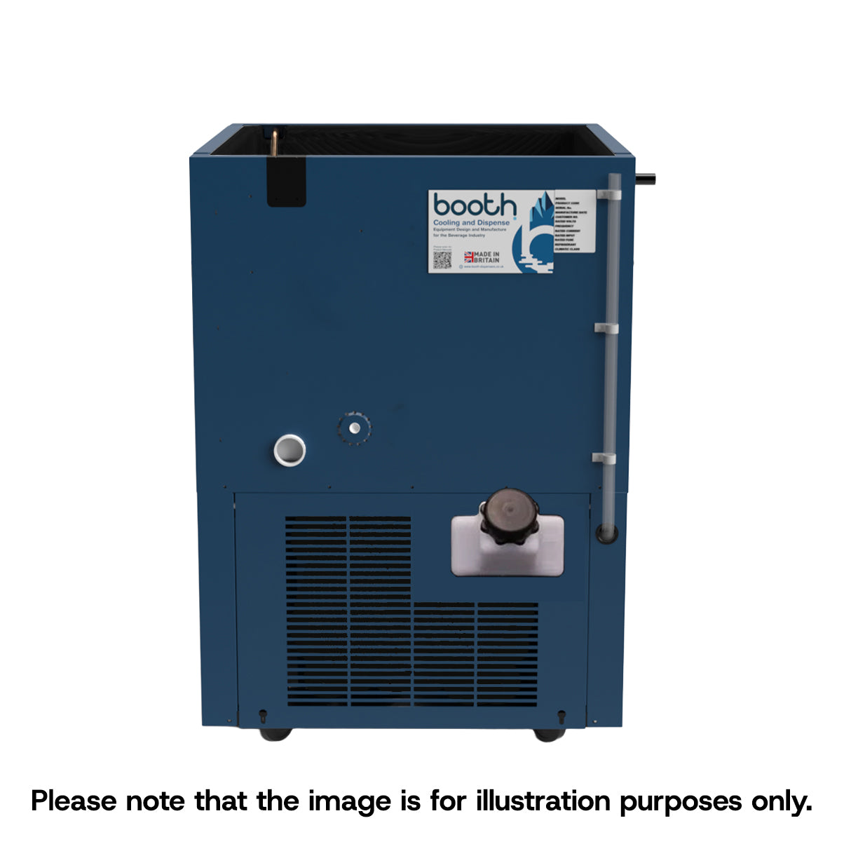 BLU36H Series Water Cooled Range Base – Booth Dispensers